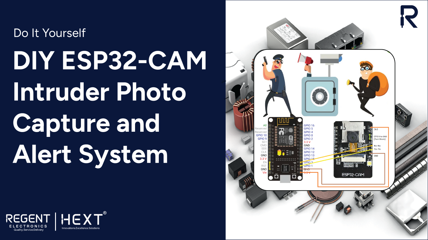 DIY ESP32-CAM Intruder Photo Capture and Alert System - Regent Electronics
