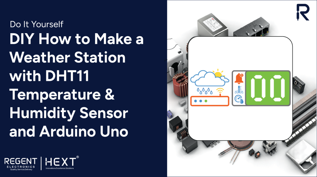 How to Make a Weather Station with DHT11 Temperature & Humidity Sensor ...