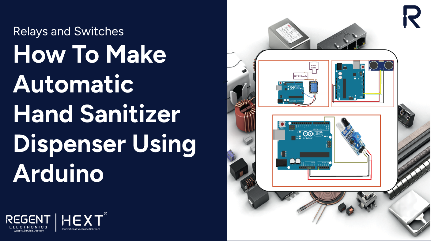 How To Make Automatic Hand Sanitizer Dispenser Using Arduino Regent Electronics