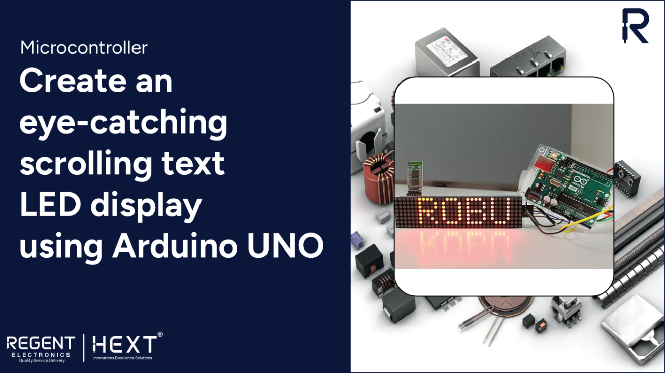 Create an eye-catching scrolling text LED display using Arduino UNO ...