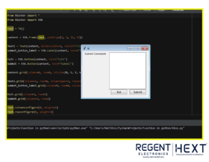 Grid() Method – Grid Geometry Manager - Regent Electronics